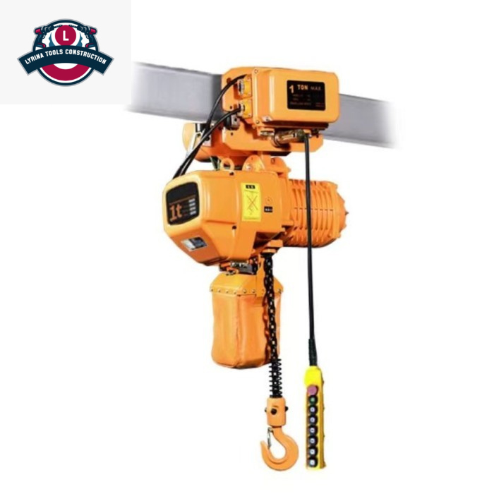 Jual ELECTRIC CHAIN HOIST / CHAIN BLOCK ELEKTRIK 3 TON 6 METER MURAH ...