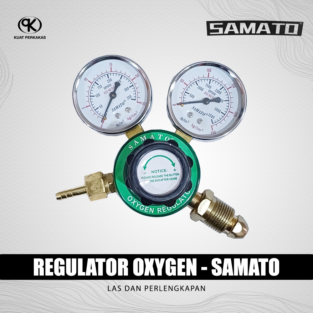 Jual Regulator Oxygen Merk SAMATO / Regulator Angin Oksigen O2 | Shopee ...
