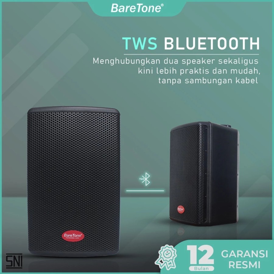 Jual Speaker Portable Aktif 150 watt Baretone max 10HE max 10 HE ...