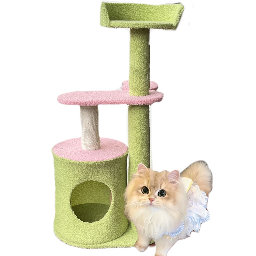 Jual Pohon Kucing Cat Condo Rumah Kucing Tempat Tidur Makan Kucing Cat ...
