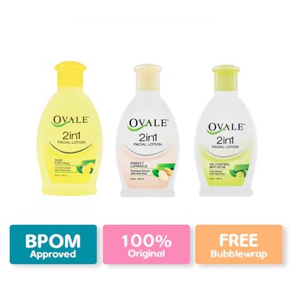 Jual Ovale Facial Lotion Deep Control 200 ml | 100 ml | 60 ml | Shopee ...