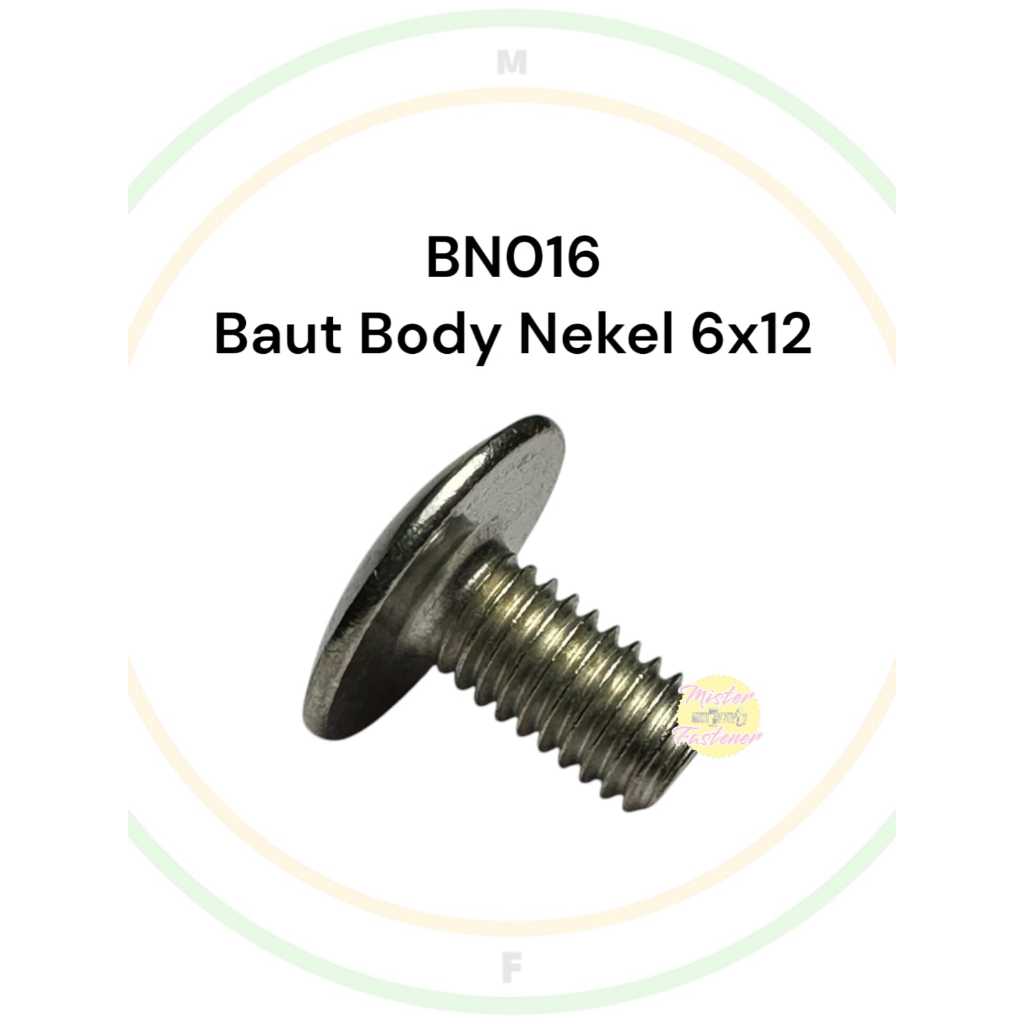 Jual Baut Cover Body M6x12 Nekel Nikel Baut Payung Honda Drat Baut 10 | Shopee Indonesia