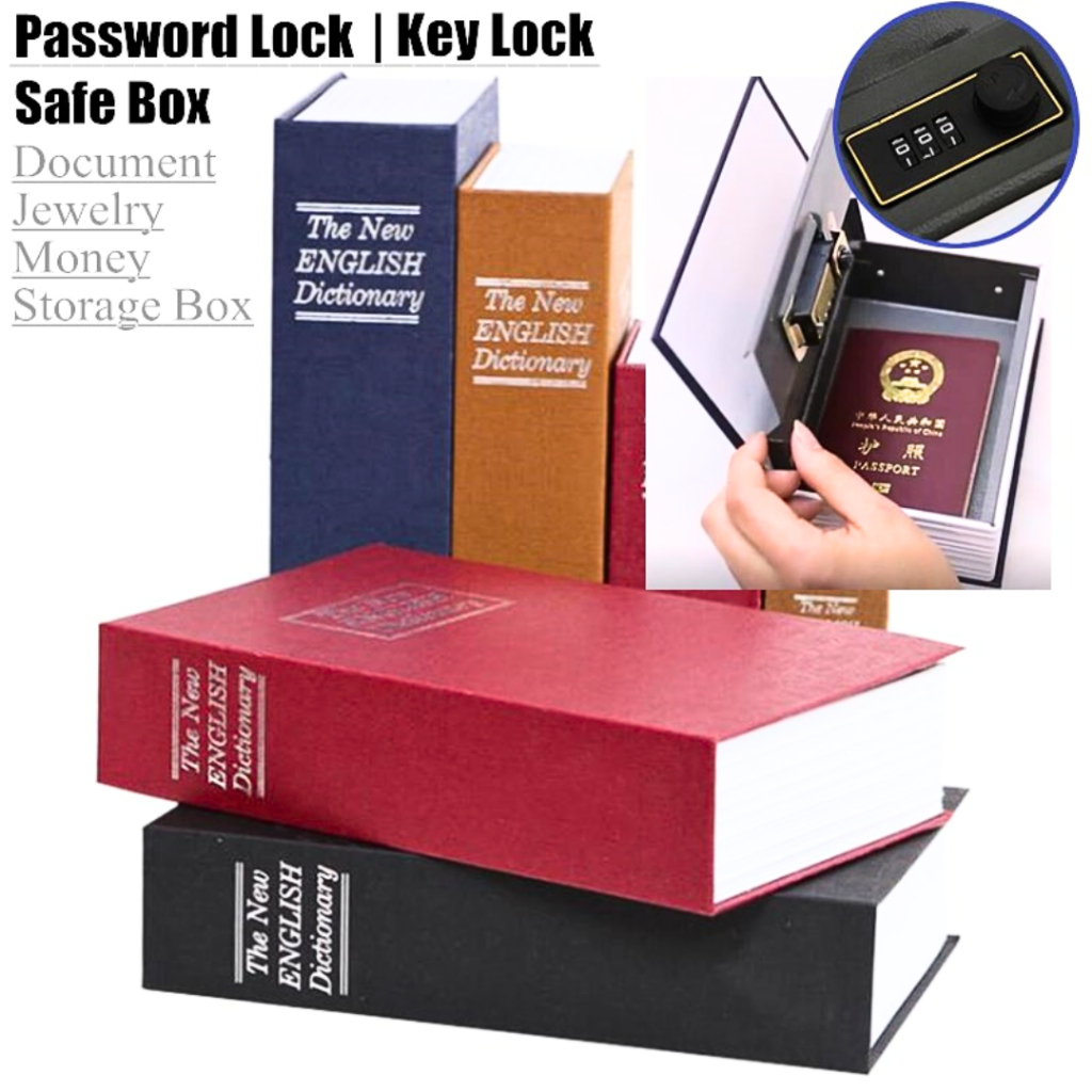 Jual MALL HOMESAFE Brangkas Berangkas Brankas bentuk buku penyimpanan ...