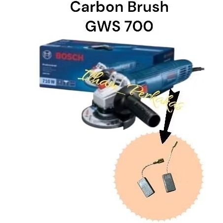 Jual Carbon Brush Kul Bostel Gerinda Bosch GWS 700 Arang Gerinda ...