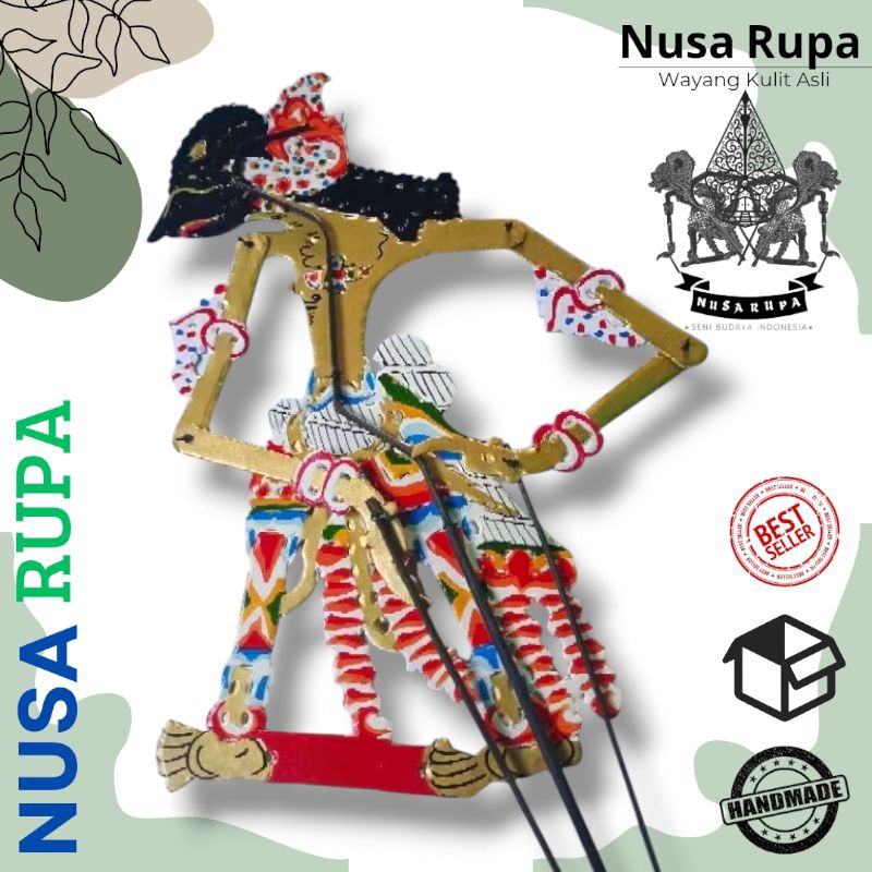 Jual Wayang kulit Asli wayang mainan Abimanyu +-45cm | Shopee Indonesia