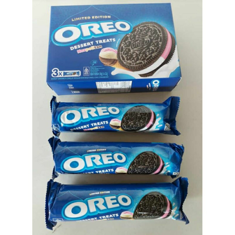 Jual Oreo limited edition - orep pack isi 3 oreo neopolitan | Shopee Indonesia