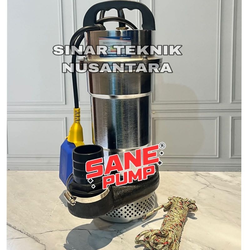 Jual Pompa Celup Air Kotor SANE PUMP SPA400 Auto2" 220V Pompa Air Laut Stainless | Shopee Indonesia