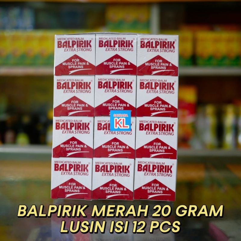 Jual Balpirik Merah 20 gram - Lusin isi 12 pcs | Shopee Indonesia