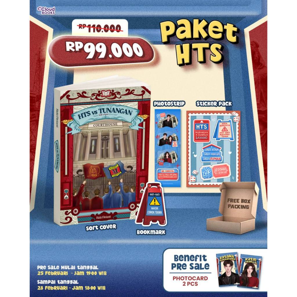 Jual Novel HTS vs Tunangan + TTD - Rizki Febrianti - Cloudbook | Shopee ...