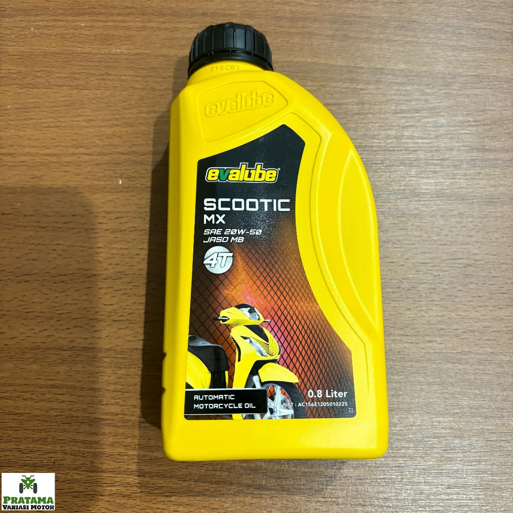 Jual OLI MESIN EVALUBE SCOOTIC / MATIC MX SAE 20W-40 [800 ml] | Shopee ...