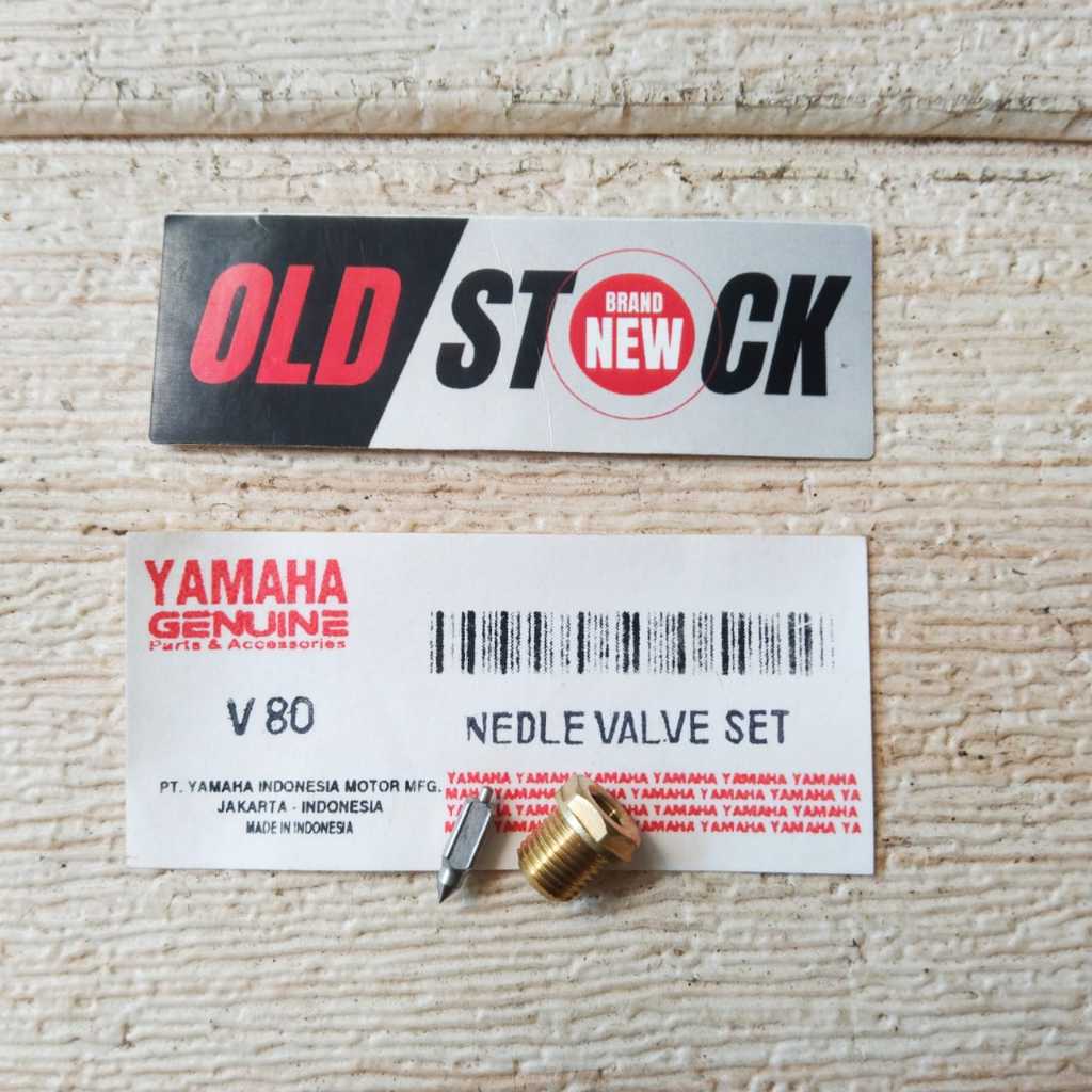 Jual JARUM PELAMPUNG KARBURATOR NEDLE VALVE SET YAMAHA V75 V80 ASLI ORIGINAL 100% -NEW OLD STOCK ...