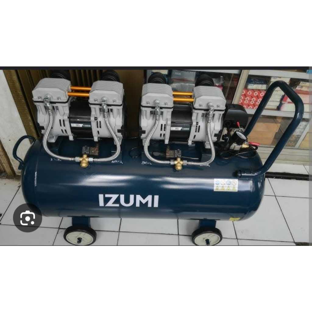 Jual IZUMI OL-1390SS2-100 (SS1390) Kompresor Oil-less 3 Hp 100L (Tanpa ...
