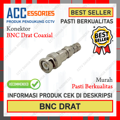 Jual CCTV Konektor BNC Drat / Connector BNC Drat / Konektor CCTV Drat BNC | Shopee Indonesia