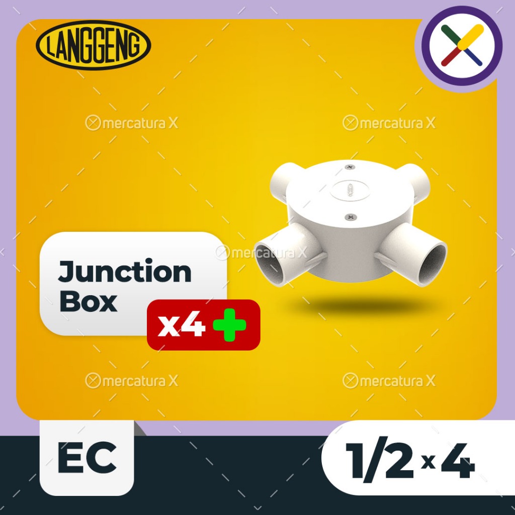 Jual Junction Box 1/2"x4 - Conduit Sambungan Listrik | Shopee Indonesia