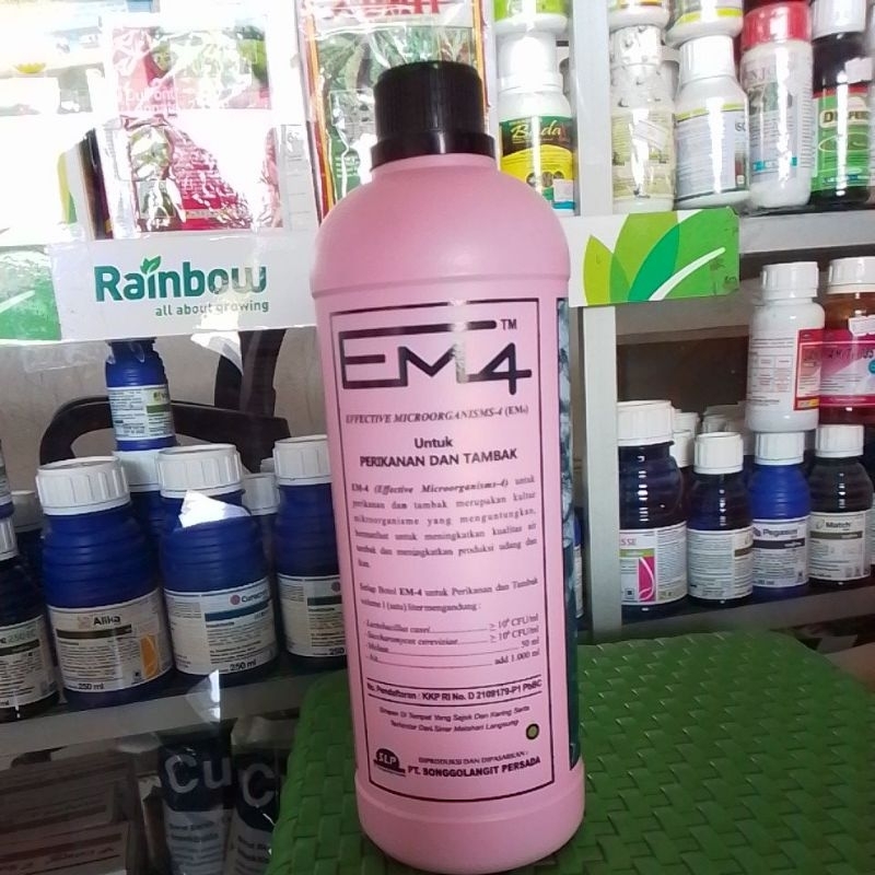 Jual EM4 Perikanan dan Tambak Pink 1Liter | Shopee Indonesia