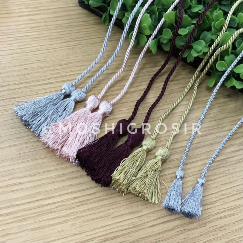 Jual APLIKASI TASEL PANJANG | TASEL RUMBAI 2 SISI CNY IMLEK | RUMBAI ...