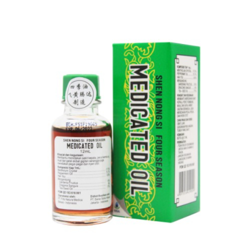 Jual Shen Nong Si Four Season Medicated Oil - 12 mL | Shopee Indonesia