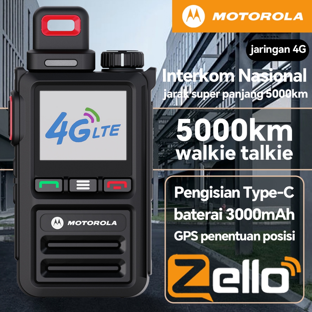 Jual 【5000KM】HT Motorola POC T68 SIM Card Global PTT Two Way Radio GPS ...