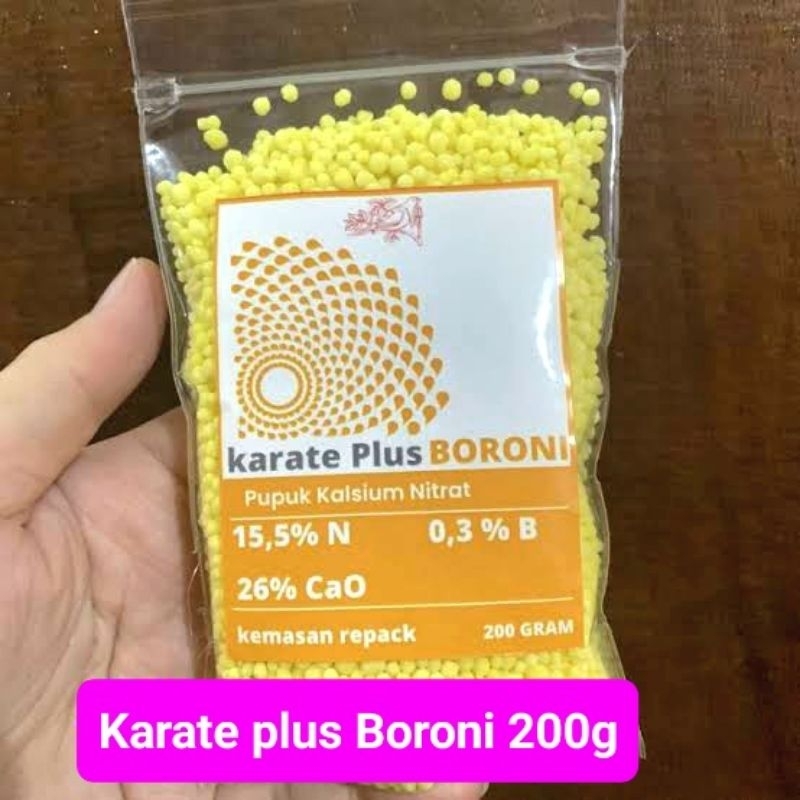 Jual Karate Plus Boroni 200g-1Kg Meroke Pupuk Kalsium Nitrat Boron ...
