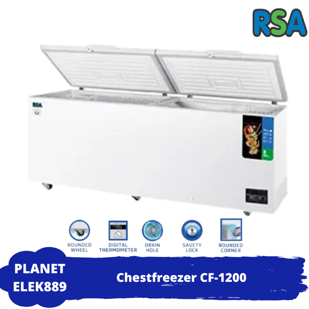 Jual Chestfreezer RSA CF-1200 Pendingin / Pembeku Makanan 1050 Liter ...