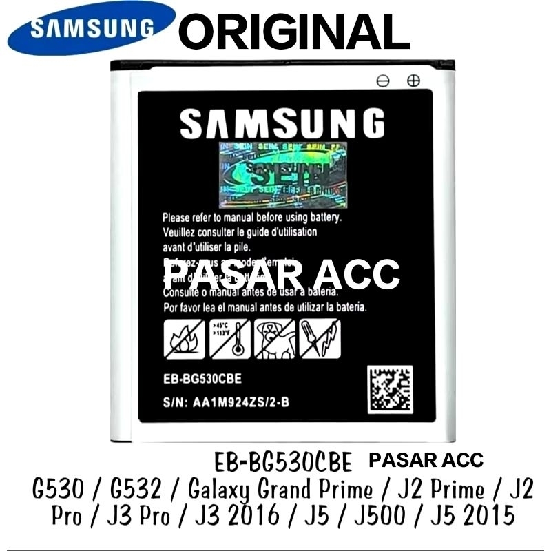 Jual Baterai Samsung G530 J3 Lama J5 Lama J2 Core Grand Prime J2 prime J310 J3 2016 Original ...