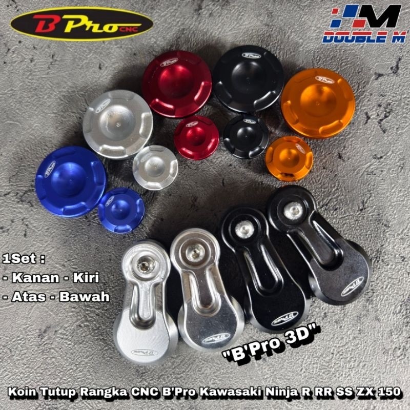 Jual Tutup Rangka Koin Rangka Coin Arm Ninja R RR SS Aluminium Bpro | Shopee Indonesia