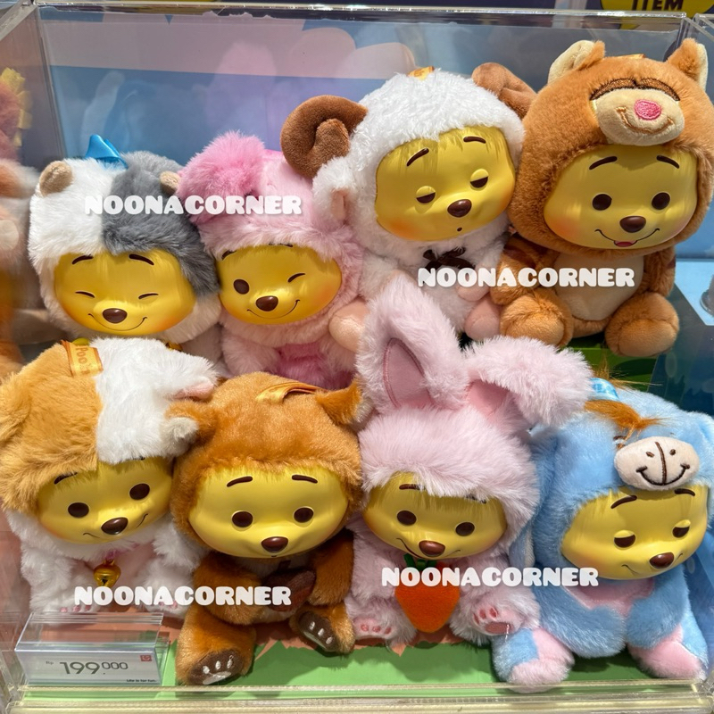 Jual Miniso x Disney ‼️ Blind Box Plush Pendant Winnie The Pooh Naughty ...