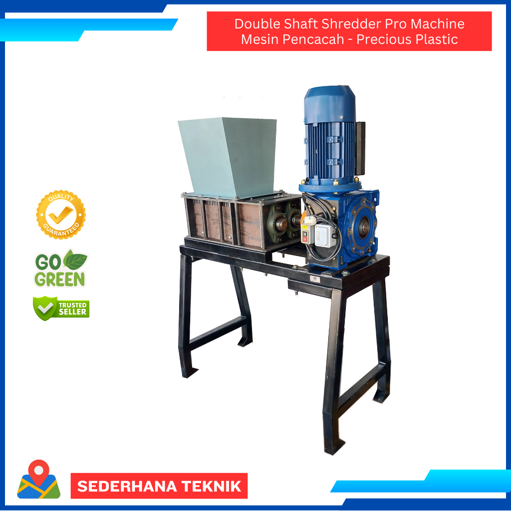 Jual Double Shaft Shredder Pro Machine / Mesin Pencacah - Precious ...