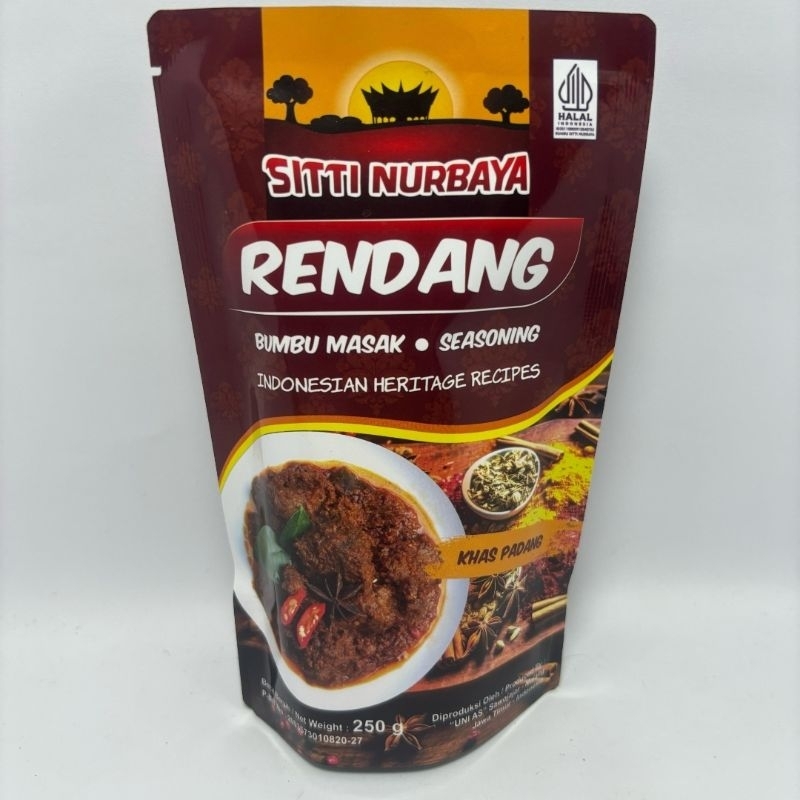 Jual Bumbu Rendang Padang SITTI NURBAYA - SUPER ENAK, NO MSG, HALAL - (Free Konten Promosi Untuk ...