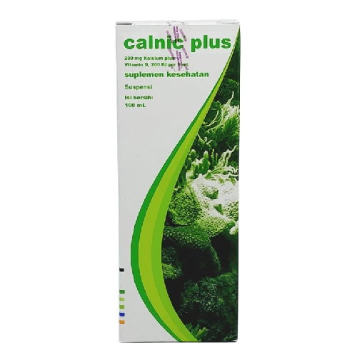 Jual CALNIC PLUS SIRUP 100 ML SUSPENSI SUPLEMEN KESEHATAN KALSIUM DAN ...