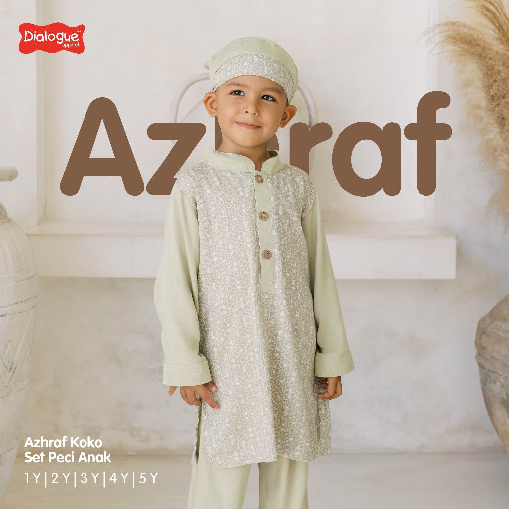 Jual Azhraf Koko Set Peci Anak | Baju Anak Laki Laki | Baju Koko Anak | Baju Lebaran Anak Laki ...