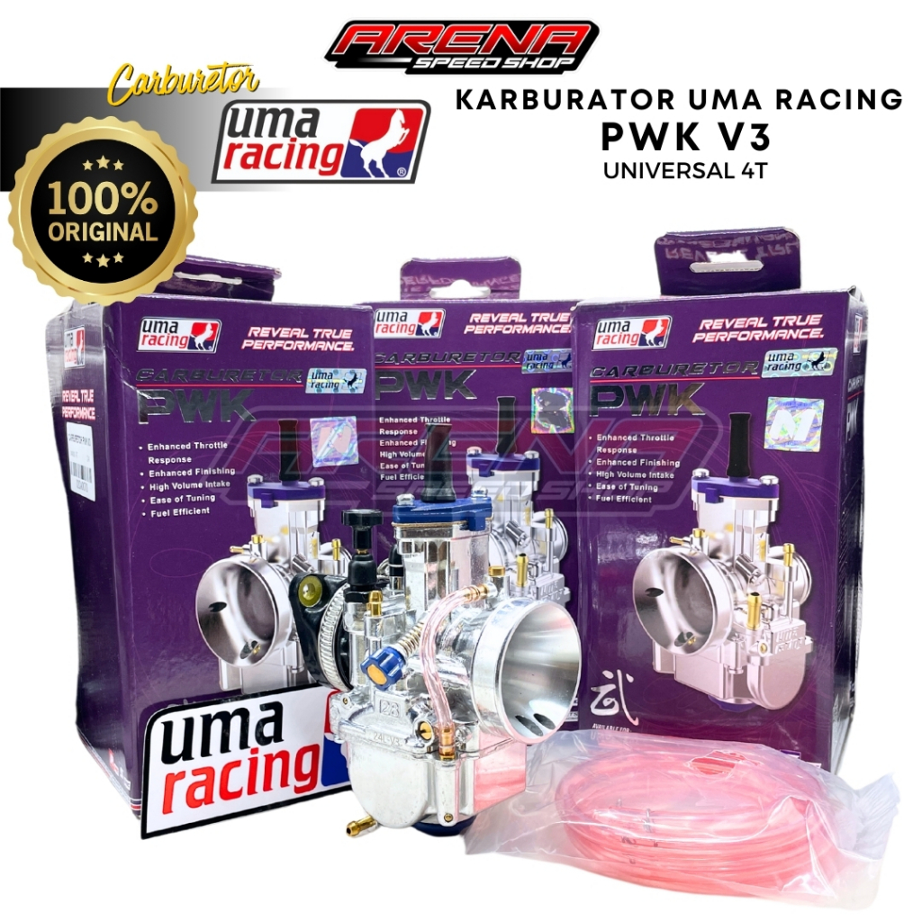 Jual UMA Racing Carburetor PWK v3 Universal 4T - Karburator PWK Karbu ...