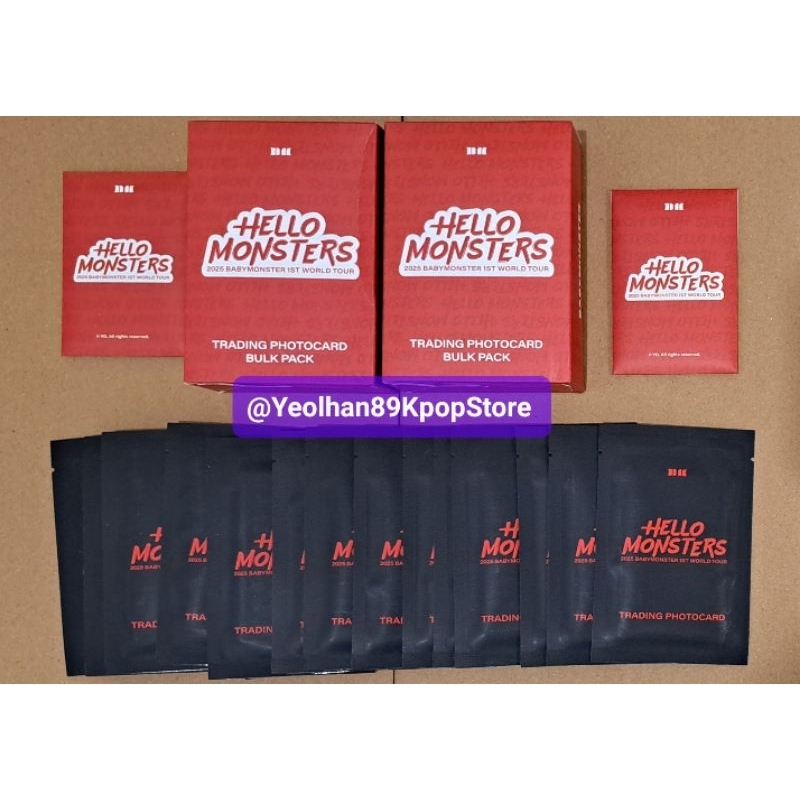 Jual [Ready Stock Official] BABYMONSTER Trading Card Hello Monsters ...