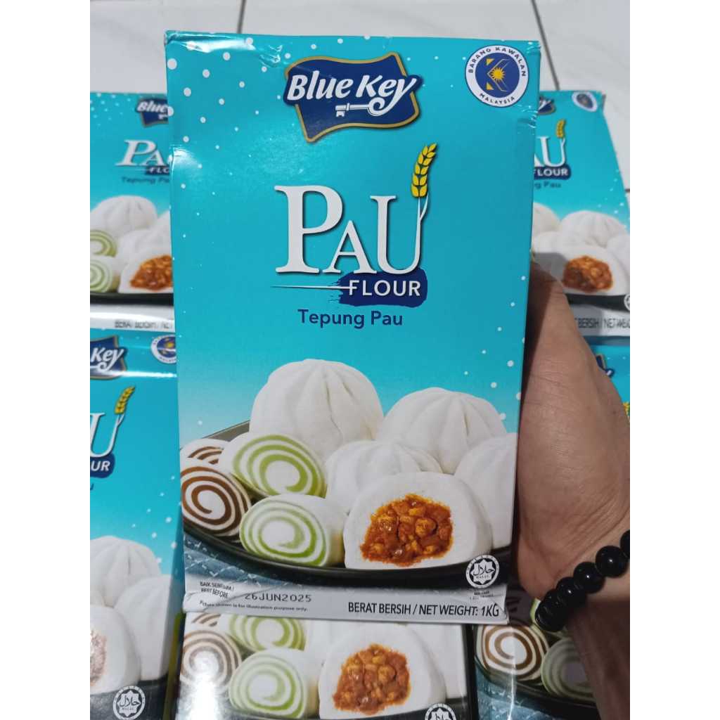 Jual Tepung Pao Instant Blue Key Pau Flour Malaysia / BlueKey Tepung ...
