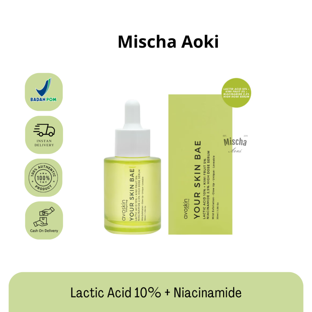 Jual Avoskin YBS Your Skin Bae Lactic Acid 10% + Kiwi Fruit 5% ...