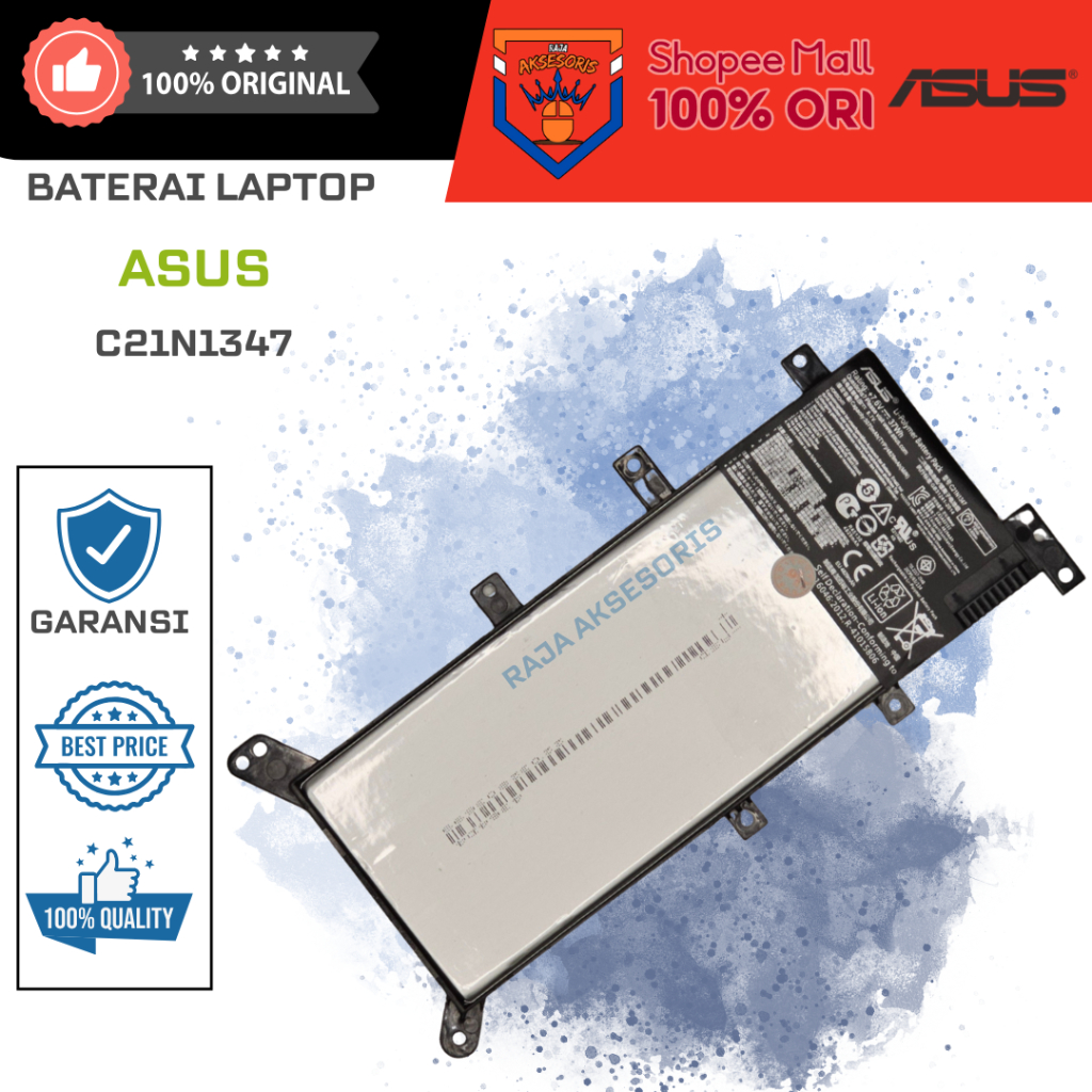 Jual ASUS Baterai Battery Laptop C21N1347 For Asus X555 A555L F555L ...