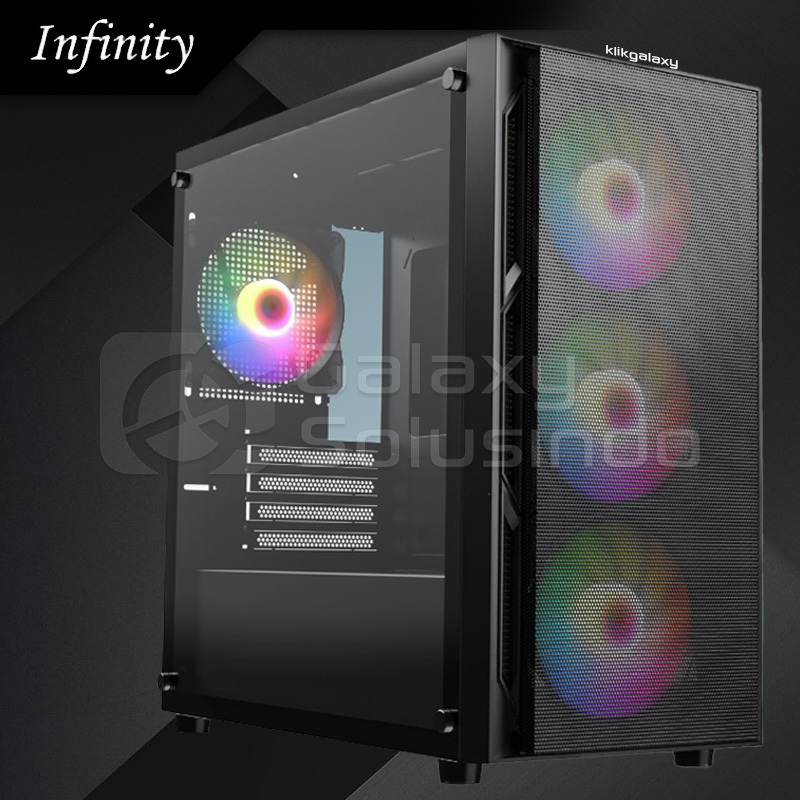 Jual Infinity MARS Tempered Glass M-ATX Gaming Case | Shopee Indonesia