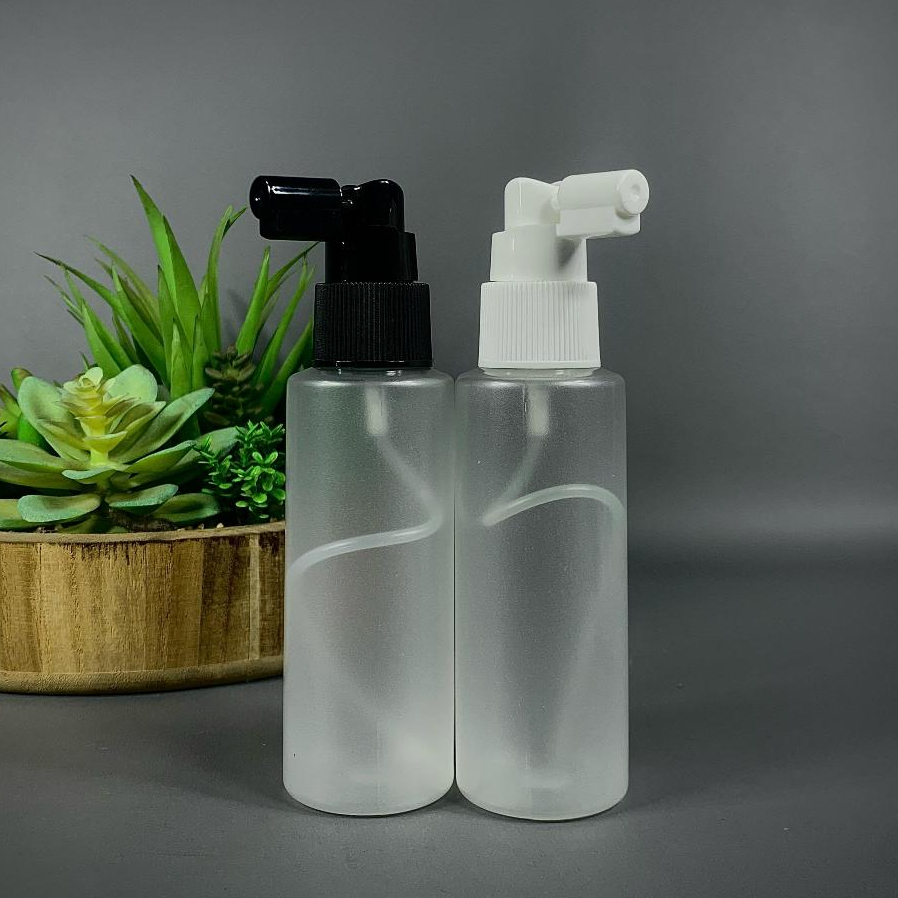 Jual Botol Spray 100 ML / Botol Pet 100 ML RF FROSTED - Tutup Spray ...