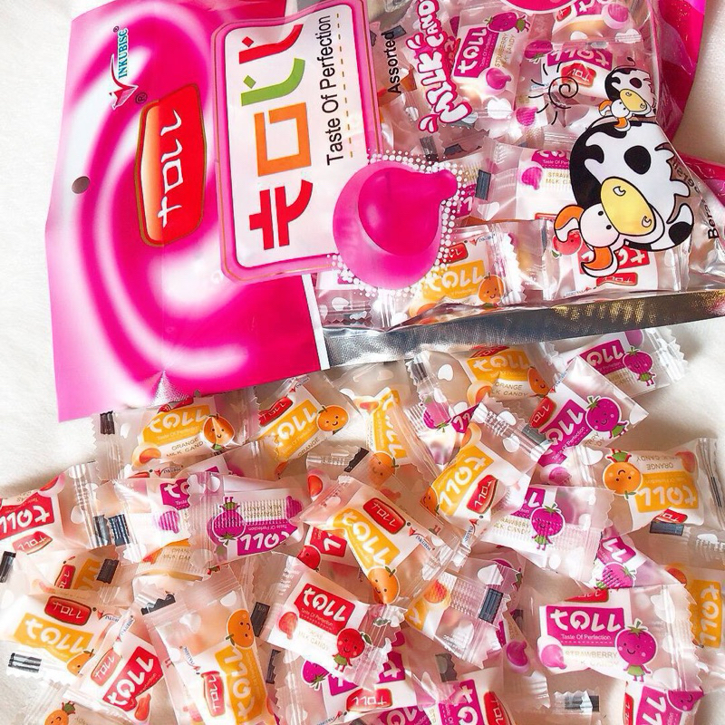 Jual PERMEN SUSU TOLL CANDY KEMASAN 120gr/permen buah | Shopee Indonesia