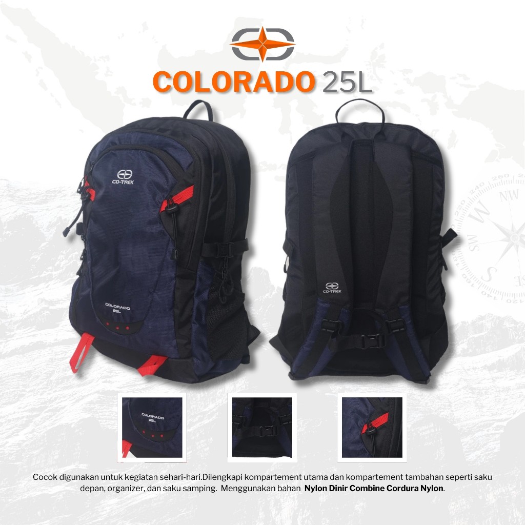 Jual Backpack Colorado 25L Cotrek Adventure | Shopee Indonesia
