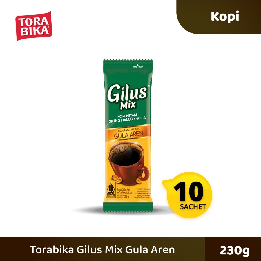 Jual Gilus Mix Gula Aren 23 Gram [1 Renceng = 10 Sachet] - Torabika ...