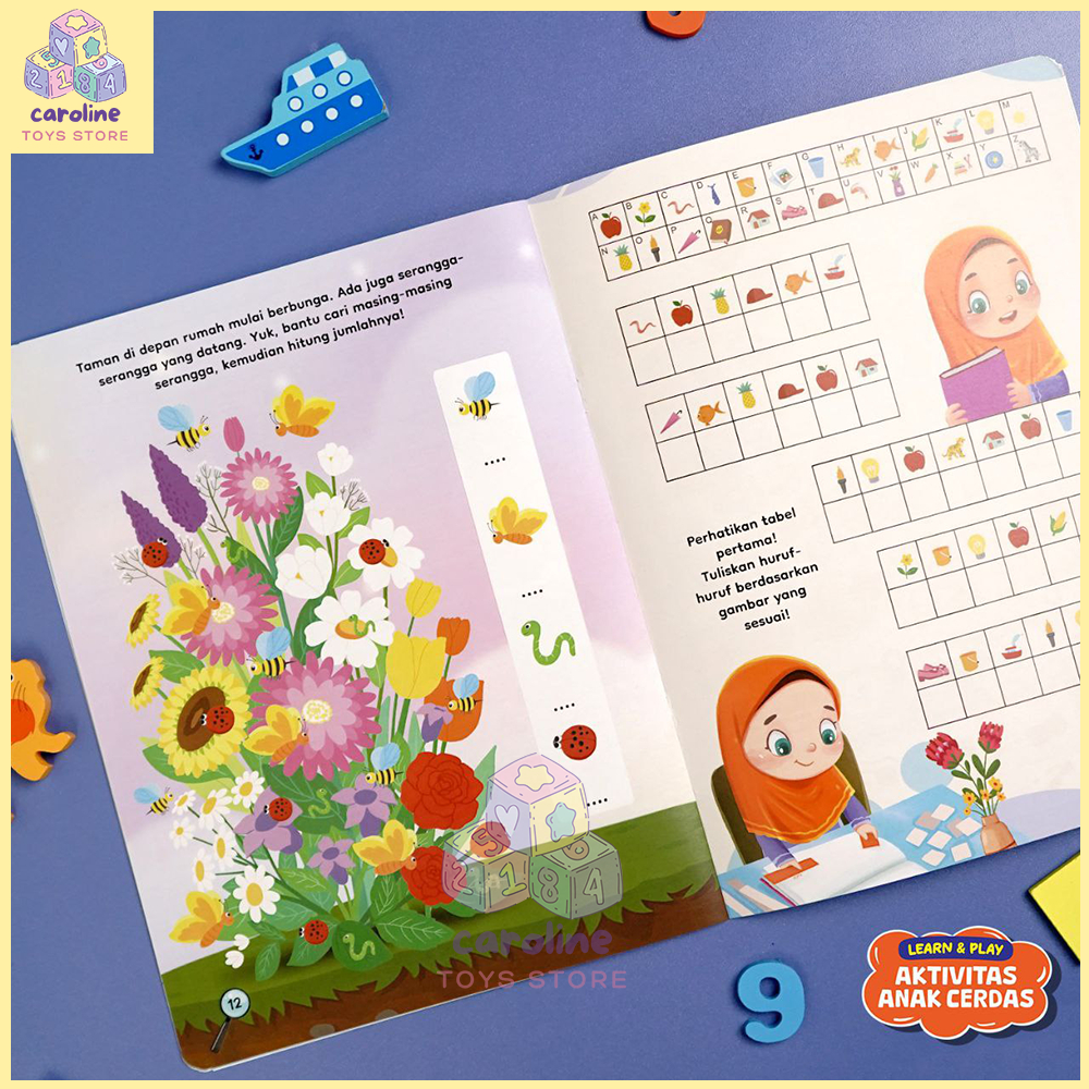 Jual RB Paket Isi 10 Buku Aktivitas Anak Pra Tk 3 4 5 Tahun Paud Buku ...