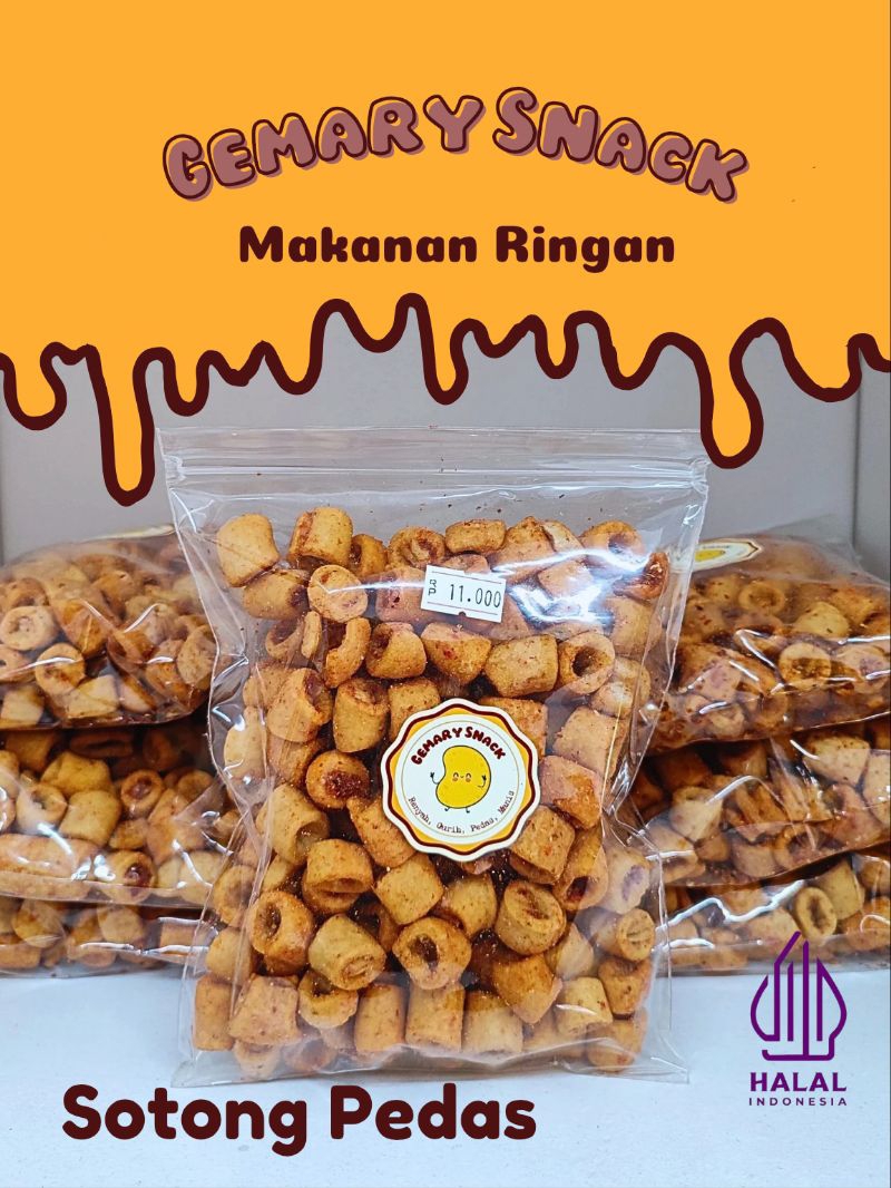 Jual GEMARY SNACK Cemilan Enak 100% SOTONG PEDAS , Renyah, Lezat, Enak ...