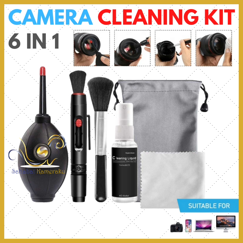 Jual Cleaning Kit 3 in 1 Cleaning 6 in 1 Set Pembersih 12 in 1 Lensa ...