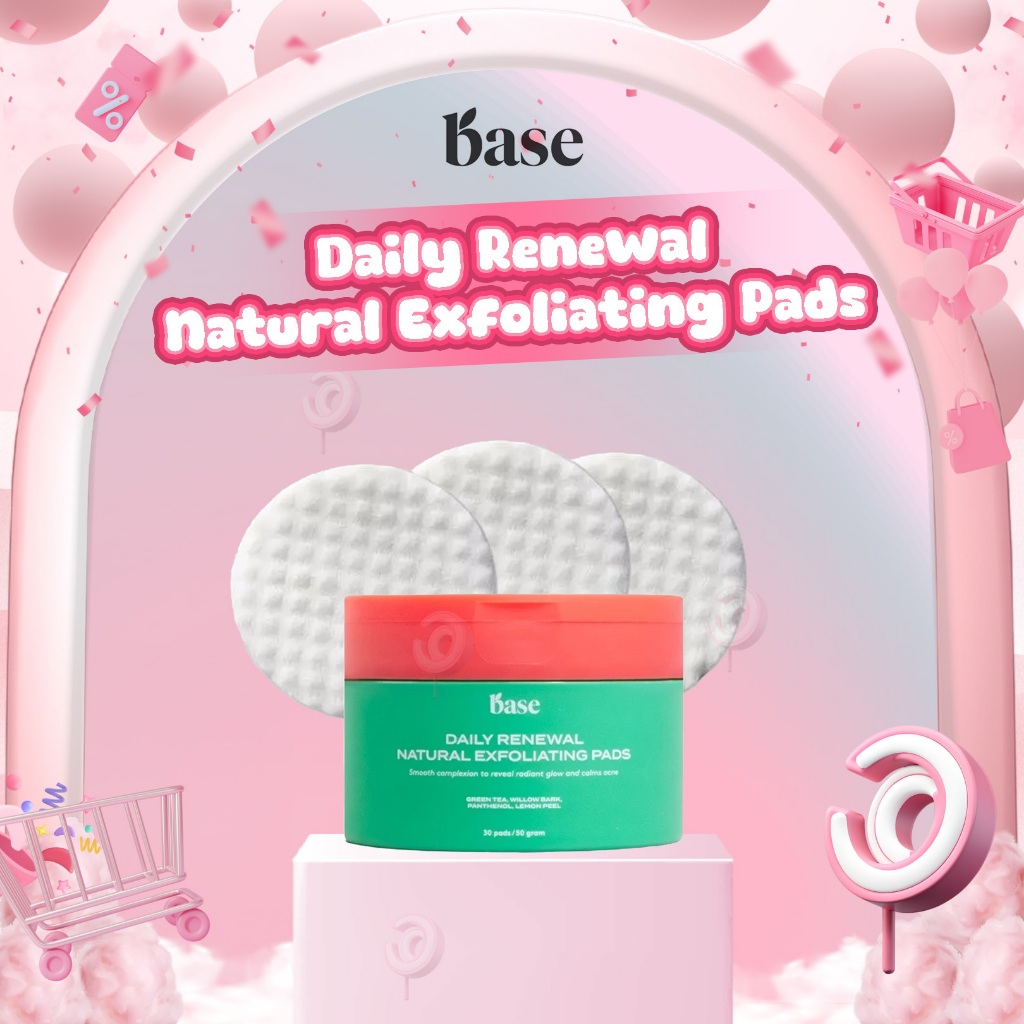 Jual BASE - DAILY RENEWAL NATURAL EXFOLIATING PADS ( 30 Pads / 50 g ...