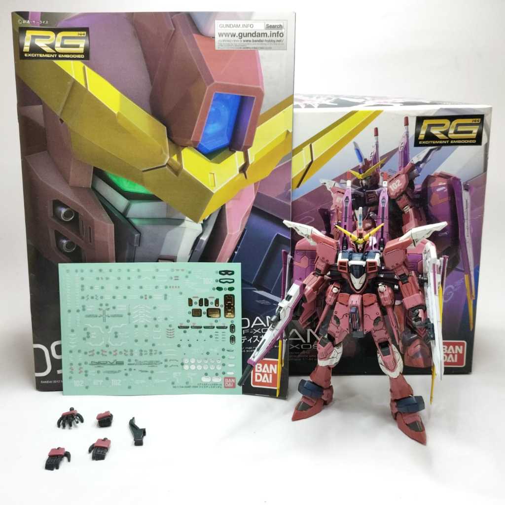 Jual Bandai RG Justice / Gundam 1/144 2nd Sudah Rakit R192 | Shopee ...