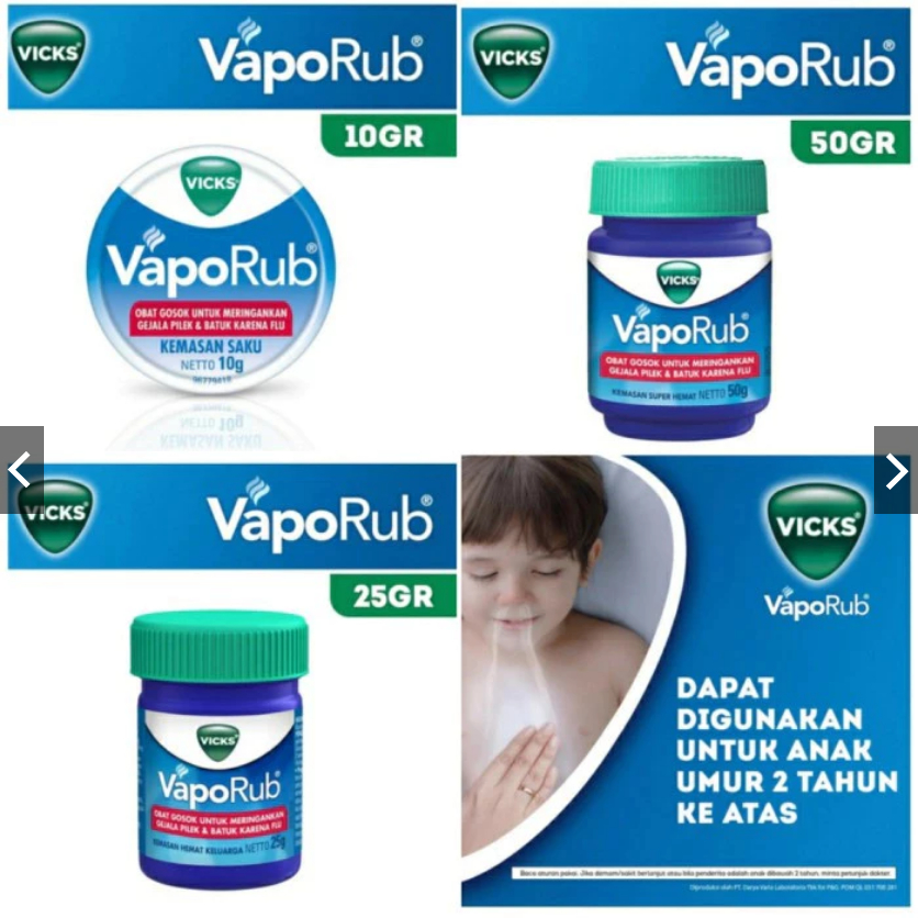 Jual Vicks Vaporub Balsem Meringankan Gejala Batuk dan Pilek | Up anak ...