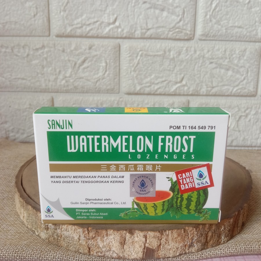 Jual PERMEN SANJIN WATERMELON FROST LOZENGES | Shopee Indonesia