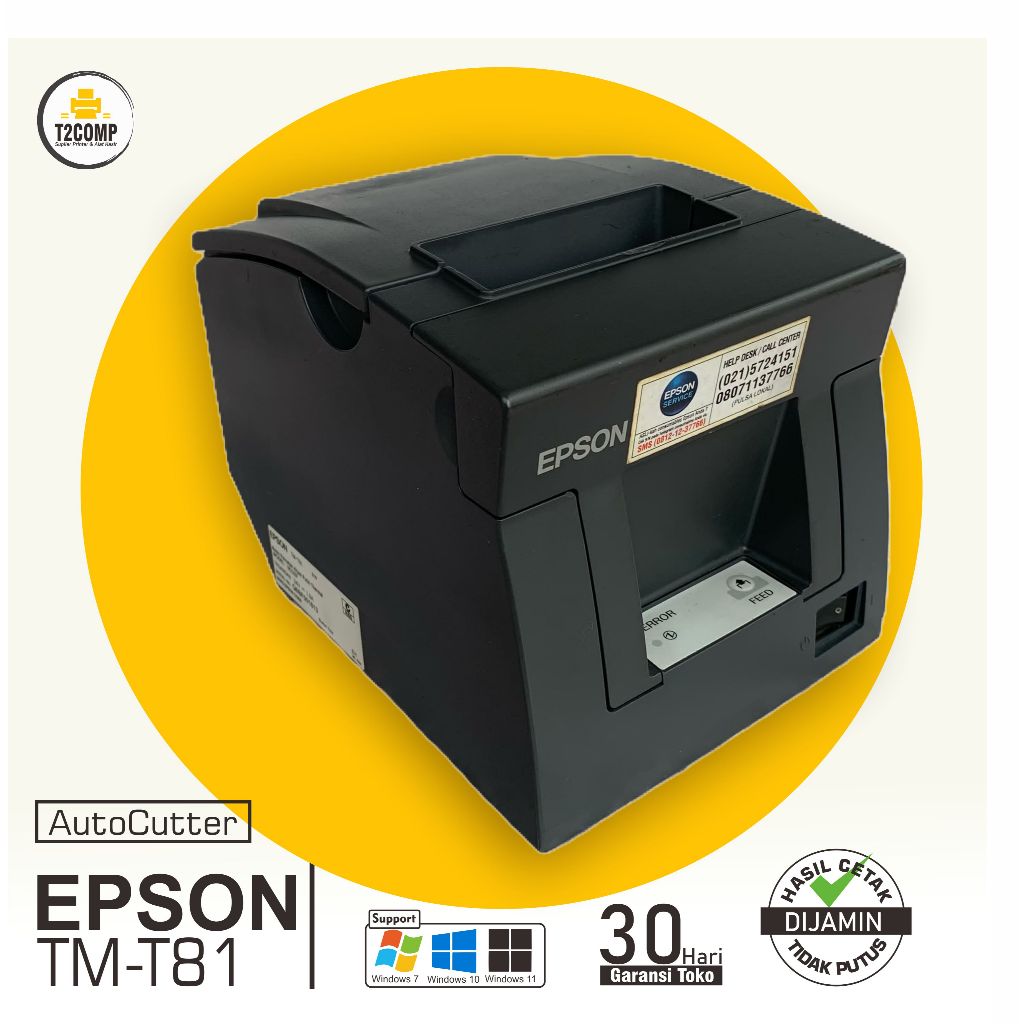 Jual Printer Thermal EPSON TMT81 / TM-T81 Autocutter / Printer Struk ...