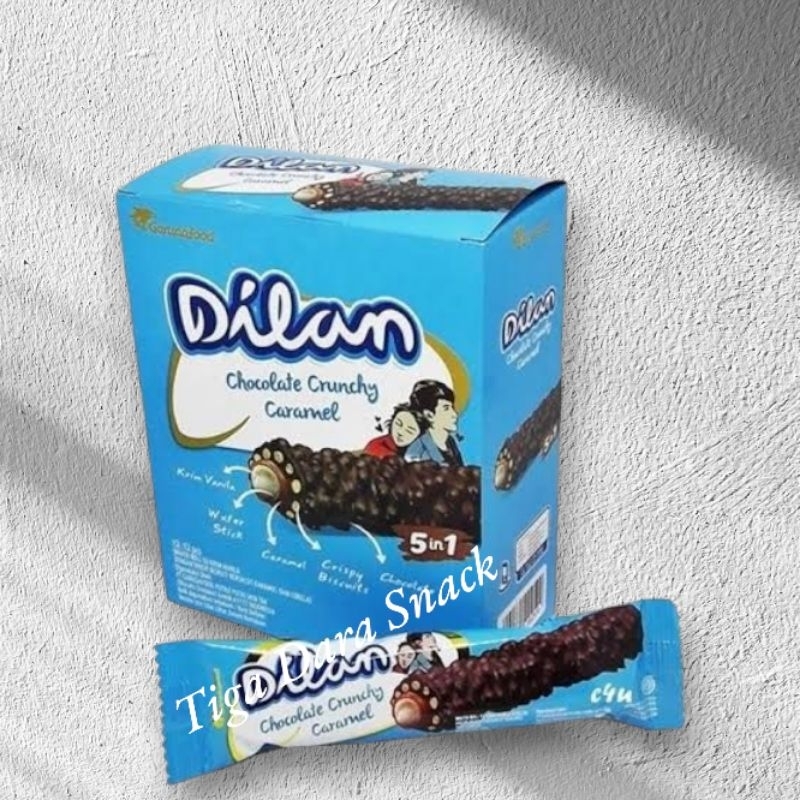Jual Coklat Dilan Chocolate Crunchy Caramel 1 Box | Shopee Indonesia